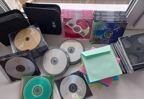 DVD-RW (116 шт.), CD-RW (6 шт.) диски чистые