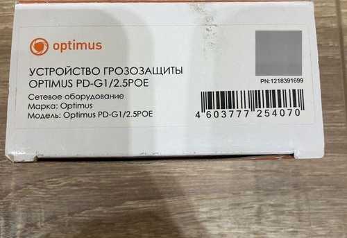 Устройство грозозащиты optimus PD-G1/2.5 POE