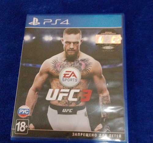 Ufc3 для ps4 в хорошем состоянии