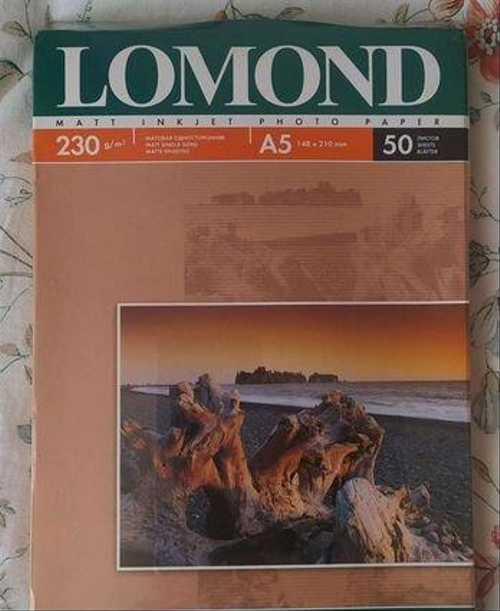 Фотобумага lomond А5 50 листов 230g/m2