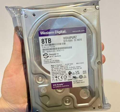 Жесткий диск 8TB WD84purz