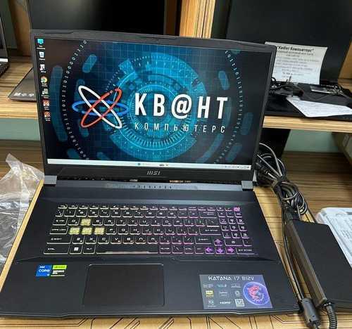 Новенький игровой MSI Katana 17" 12450H+RTX 4060