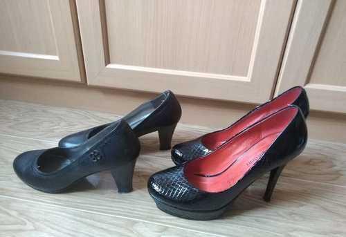 Черные туфли 36-36,5 размер Dina Jordeni