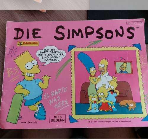 Журнал Panini Die Simpsons 1991 г