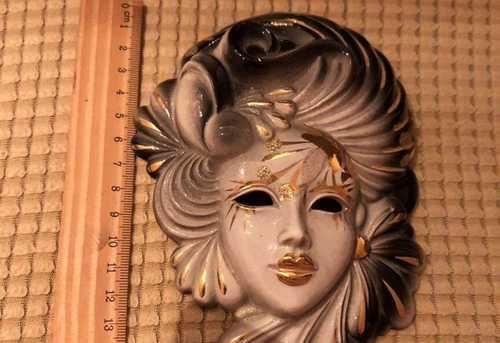 Фарфоровая Венецианская маска Панно