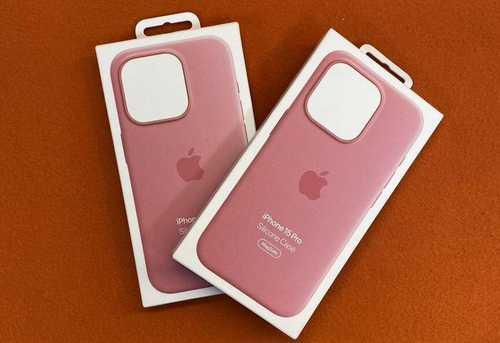 iPhone 15 Pro Silicone Case Pink (New)
