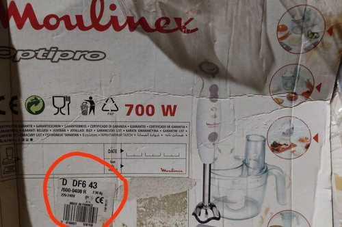 Погружной блендер Moulinex Optipro DDF643