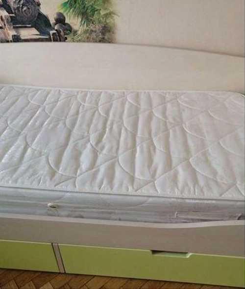 Кровать для двух деток с матрасом бу 90x190