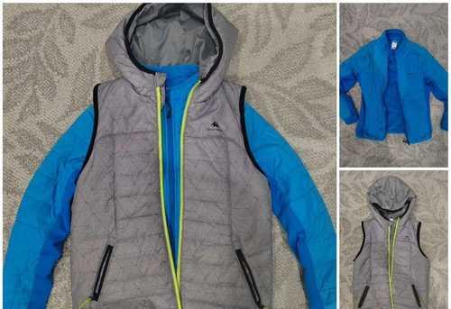 Жилетка с толстовкой декатлон