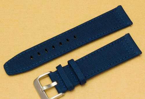Ремешок ткань Cordura синий 20, 24 мм