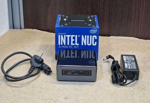 Неттоп Intel NUC NUC6cayh/ Cel J3455/ 4GB /120 SSD