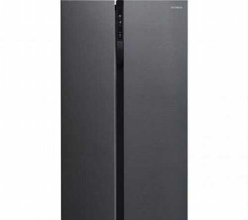 Холодильник Hyundai CS5003F двухкамерный черное ст