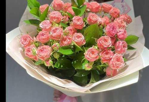 Пионовидные кустовые розы /Цветы с доставкой