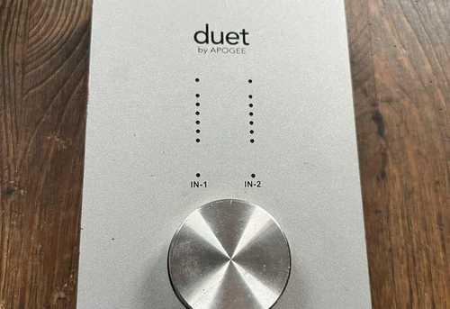 Apogee duet аудиокарта