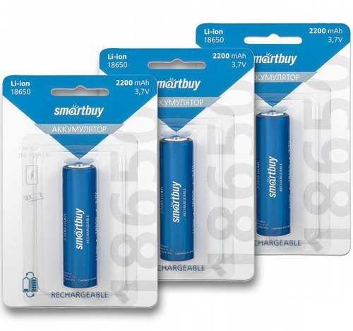 Аккумулятор Smartbuy 18650 2200mAh опт розница