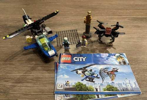 Lego City 60207 Воздушная полиция: погоня дронов