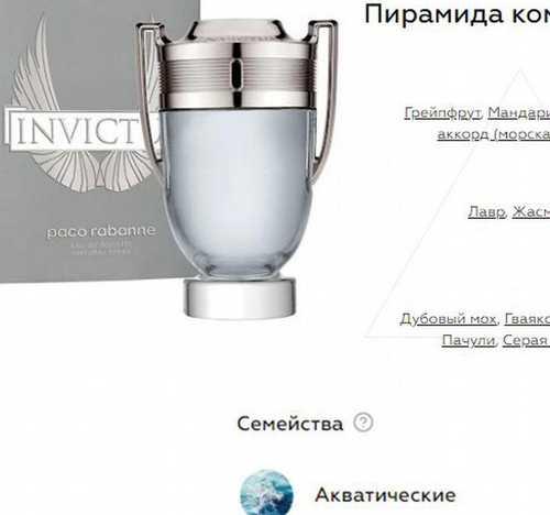 Paco rabanne Invictus