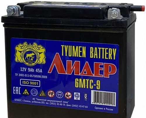 Аккумулятор tyumen battery 6мтс-9 9 Ач 45 А обратн