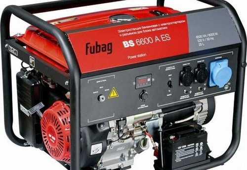 Генератор бензиновый fubag BS 6600 A ES с возможно
