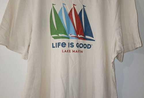 Lновые футболки мужские Life is Good, сток, США
