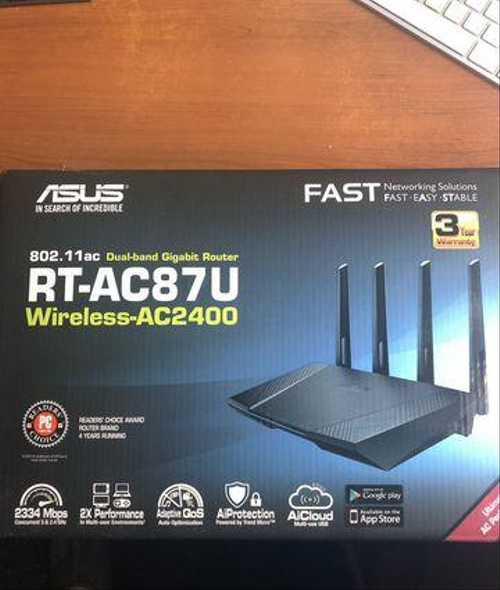 Wi-Fi роутер asus RT-AC87U