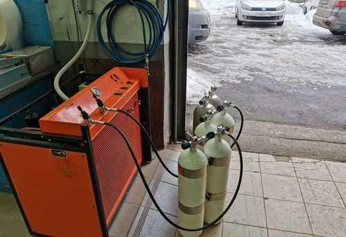 Компрессор для заправки сжатым воздухом до 300 бар