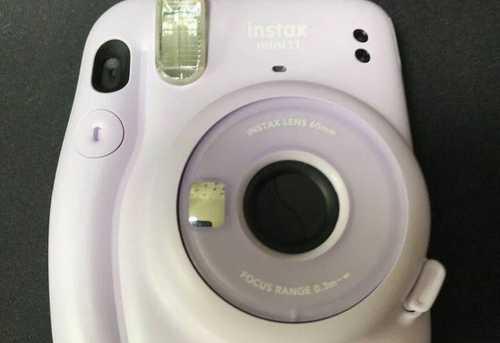 Instax Mini 11 фиолетовый в отличном состоянии