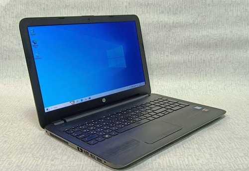 Ноутбук 15.6" HP 15-ay069ur, 256 ГБ, Pentium N3710, RAM 4 ГБ, Intel HD Graphics 405