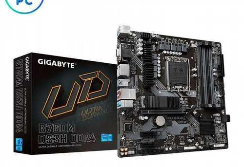 Материнская плата LGA1700 Gigabyte B760M DS3H DDR4