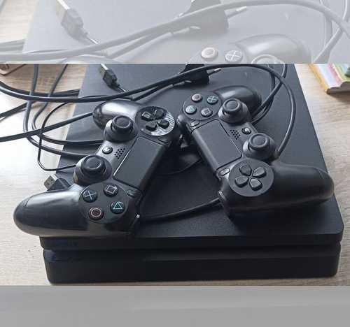 Sony playstation 4 slim 1tb 2 джойстика