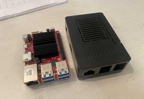 Мини компьютер odroid c-4 с корпусом