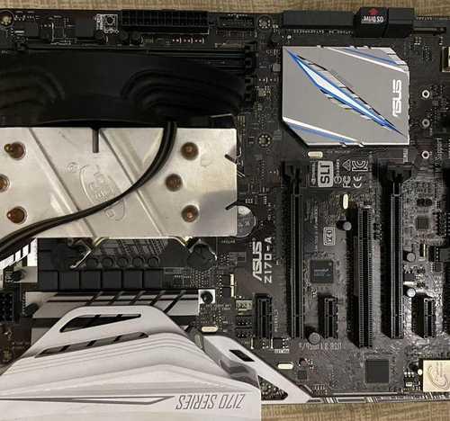 Плата asus LGA1151 Z170-A с процессором i7-6700K