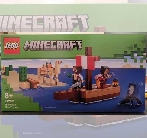 Lego Minecraft 21259 Путешествие на пиратском кора
