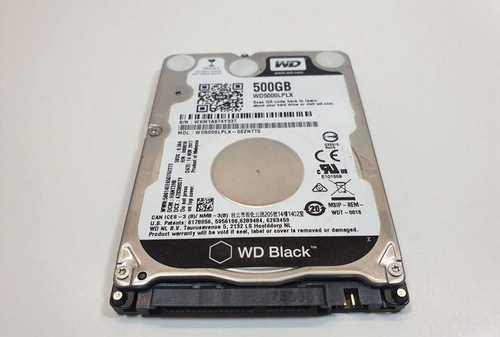 HDD 500Gb 2,5" Western Digital WD5000lplx исправен