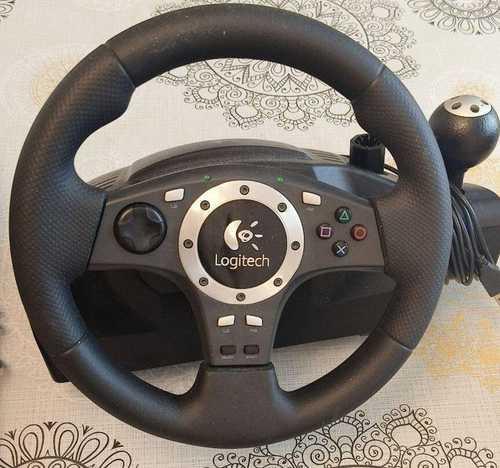 Игровой руль logitech driving force pro