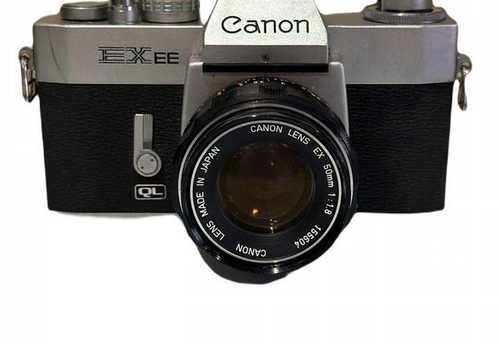 Canon EX EE QL + Canon Lens EX 50mm 1:1.8