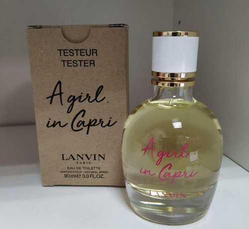 Lanvin A girl IN capri 90ml туалетная вода тестер