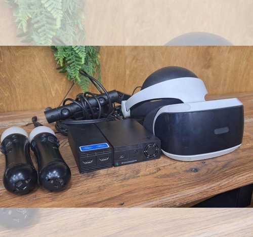 Шлем sony ps4 VR с камерой и комплектом игр