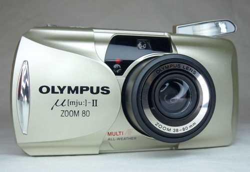 Olympus Mju ii Zoom 80 проверн с плёнкой