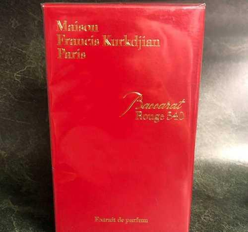 Maison francis kurkdjian baccarat rouge 540