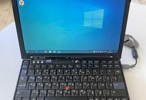 12.1" Lenovo ThinkPad X61s, 60 ГБ, Core 2 Duo L7500, RAM 2 ГБ, Intel GMA X3100