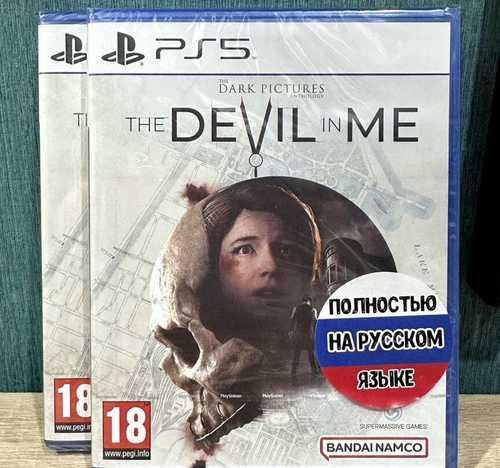 Игра PS 5 Dark pictures The Devil in Me. Диск новы