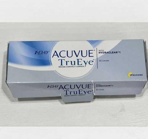 Контактные линзы acuvue 1-day true eye -5.0