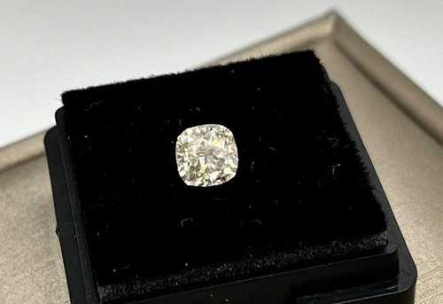 Муассанит бриллиант кушон шампань 5х5мм-0.8ct