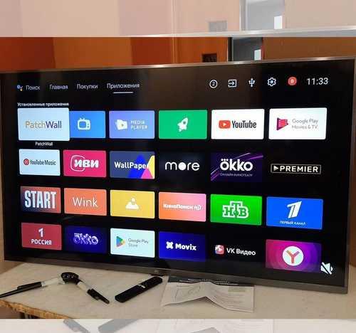 Телевизор Xiaomi SMART TV Android 128см 4K UHD