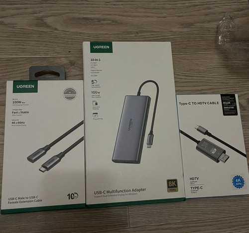 Ugreen 10 in 1 / удлинитель / hdmi кабель type c