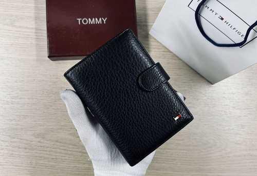 Кошелёк кожаный tommy hilfiger мужской