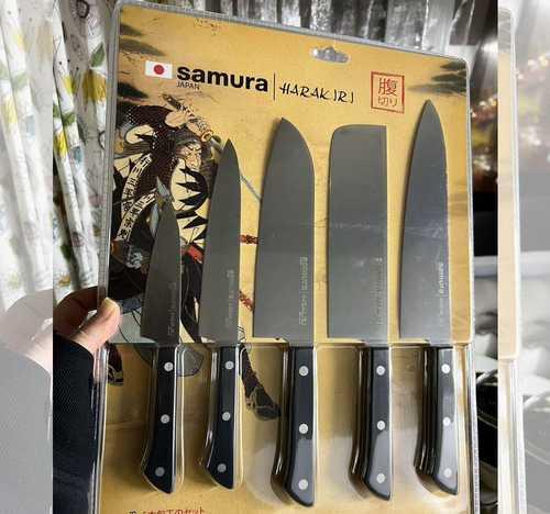 Новый набор из 5 ножей Samura Harakiri