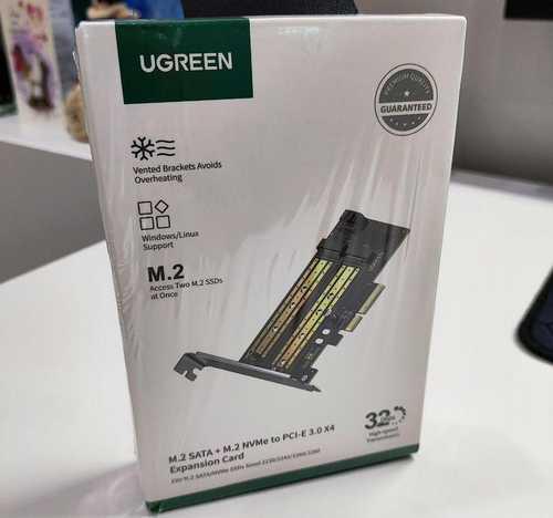 Адаптер Ugreen m.2 PCI-E