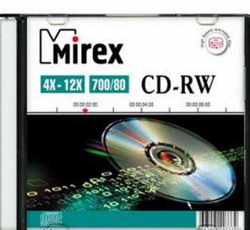 CD-RW Mirex 4х-12х на 700MB 10 шт